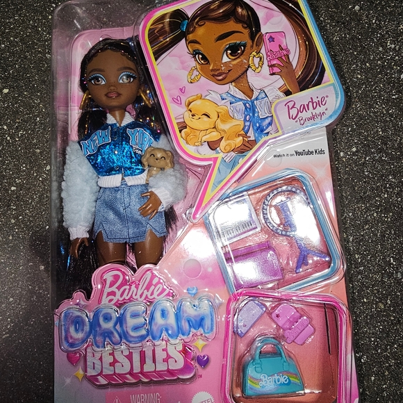 Barbie | Toys | Barbie Dream Besties Doll With Blue Jacket | Poshmark